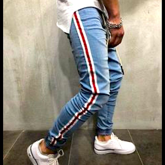 2Y Premium Denim | Jeans | 2y Premium Denim Side Stripe Denim Joggers ...